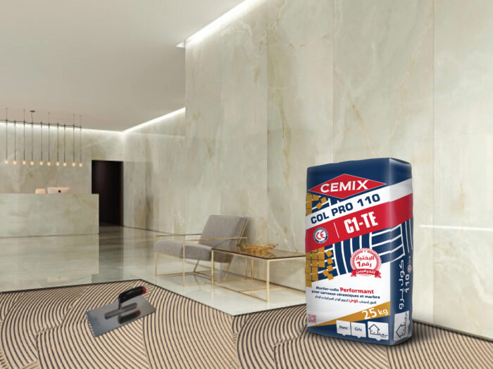 CEMIX COL PRO 110 | COLLE A CARRELAGE AU MAROC - cemix